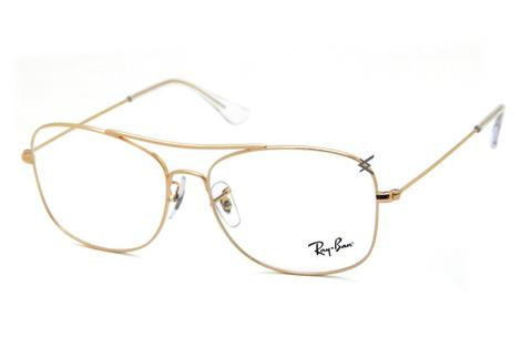 Óculos de grau Ray Ban RB6499 3094 57 - Rose Gold / Demo Lens - Óculos ...