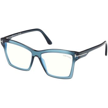 Óculos de Grau Tom Ford TF5964-B 092 Azul - Armação de Óculos ...