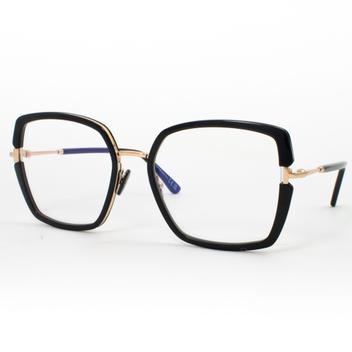 Óculos de Grau Tom Ford TF5985-B 001 Preto - Armação de Óculos ...