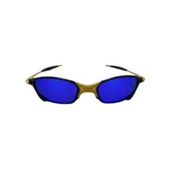 Óculos De Sol Juliet 24K Corvette Lentes Azul Escuro - Óculos de Sol ...