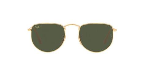 Óculos de Sol Ray-Ban Elon RB3958 919631 Ouro Legend Lente Verde Tam 50 ...