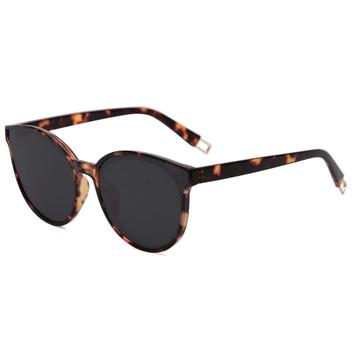 Óculos de sol SOJOS Fashion Round SJ2057 Tortoise/Grey para mulheres e ...