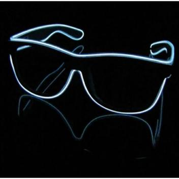 Oculos Led Neon Lente Clara Rave Balada Festa Casamento Com controle ...