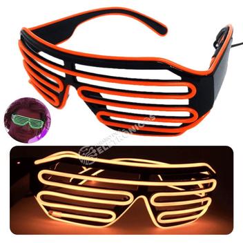 Óculos Luminoso Luz Led Neon Baladinha Djs Festa Eventos XM21112LA ...