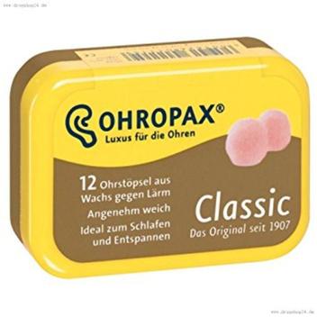 Ohropax Classic Protetor Auricular De Cera 6 Pares 22 Db - Protetor ...