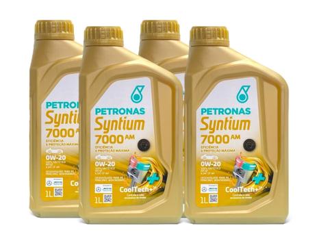 Óleo 0w20 Sintético Petronas Syntium 7000AM - 4 Litros - Lubrificantes ...
