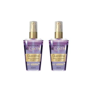 Oleo Capilar Beauty Color Elixir Queratina 40Ml-Kit C/2Un - Óleo Capilar - Magazine Luiza