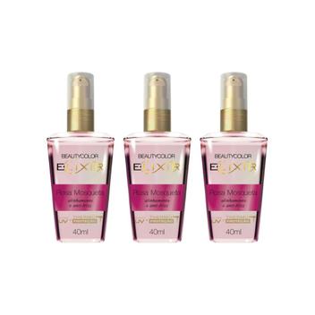 Oleo Capilar Beauty Color Elixir Rosa Mosqueta 40ml -Kit 3un - Óleo Capilar - Magazine Luiza