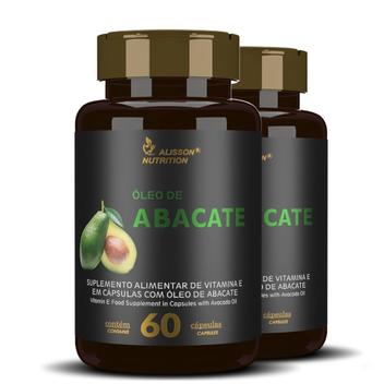 Oleo de Abacate Persea Americana 120 cápsulas Alisson Nutrition - Óleo ...