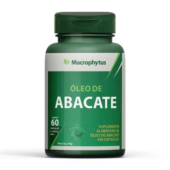 Óleo de Abacate - Vitamina E (Persea americana) Macrophytus 60 cápsulas ...