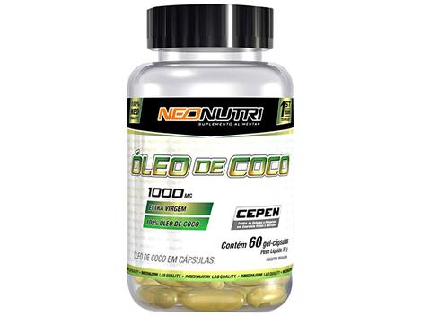 Óleo de Coco 1000mg 60 Cápsulas - Neo Nutri - Óleo de Coco - Magazine Luiza