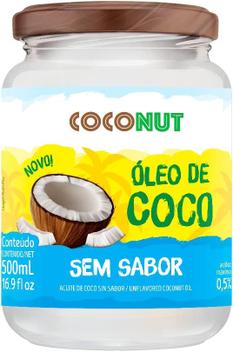 Óleo De Coco Sem Sabor 500ml CocoNut - QualiCoco - Óleo de Cozinha ...