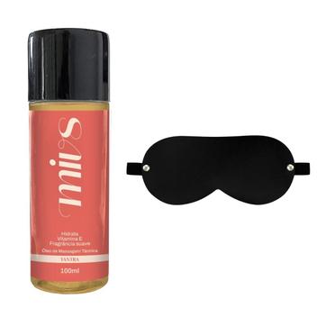 Óleo de massagem Tantra MIVS hidrata e Venda Sensorial KIT - Gel para ...