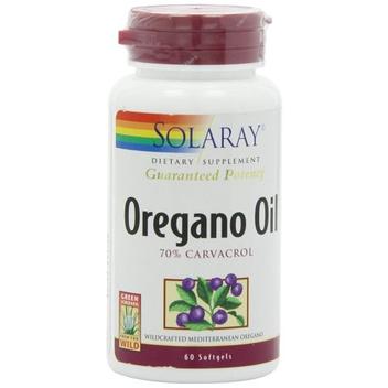 Óleo de orégano 60 cápsulas gelatinosas da Solaray (pacote com 4 ...