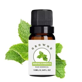 Óleo Essencial Hortelã Pimenta - 100% Puro - 10 Ml - Growne - Óleo ...