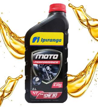 Oleo Ipiranga 10W30 Semi Sintetico SL Moto 4 Tempo Frasco 1 Lt Performance - Lubrificante para ...