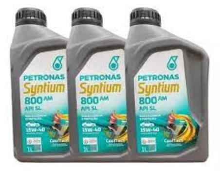 Óleo Lubrificante do Motor Petronas Syntium 800 AM 15W40 3L ...