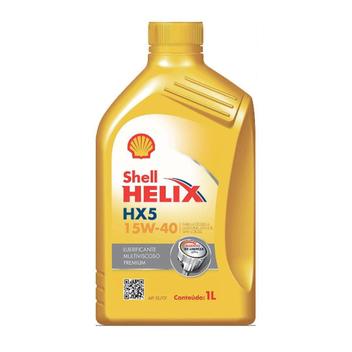 Óleo Lubrificante Mineral Premium 15W40 Shell Helix HX5 (1 Litro ...