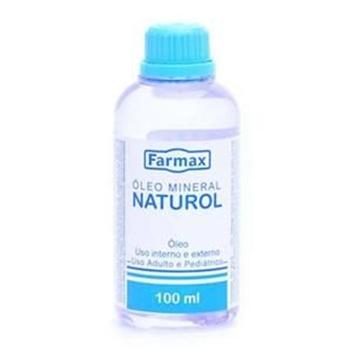 Oleo Mineral naturol Farmax frasco com 100mL de oleo de uso ...