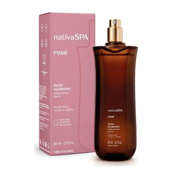 Óleo Multifuncional Glorioso Cabelo E Corpo Nativa Spa Rose - O ...