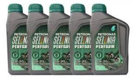 Óleo Petronas Selenia Perform 5W30 API SP PLUS 100% SINTÉTICO KIT CARRO ...