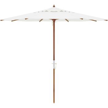 Ombrellone Poliéster Veranu Branco - 300 cm - 69127 - Sun House ...