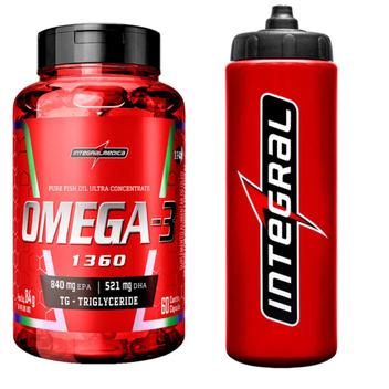 Omega 3 60 Caps + Squeeze 800Ml Vermelha Integralmedica - Ômega 3 ...