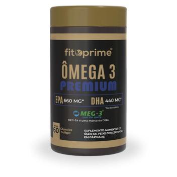 Ômega 3 Concentrado Óleo De Peixe 1000mg Com Selo Meg3 EPA 660mg e DHA ...