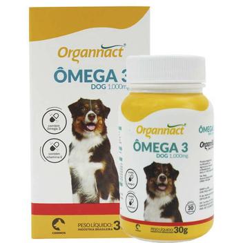 Omega 3 Dog 1000mg - Organnact - Ômega 3 para Pet - Magazine Luiza