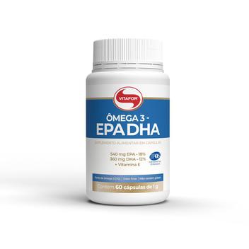 Ômega 3 EPA E DHA 60 Caps 1000mg Com Selo IFOS de Qualidade - VITAFOR - Ômega 3 / Óleo de Peixe ...