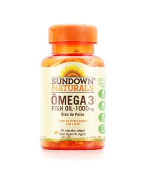 Ômega 3 Fish Oil 1.000Mg Com 60 Cápsulas Sundown Naturals - Ômega 3 ...