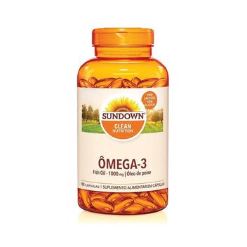 Ômega 3 Fish Oil 1000mg 180 Cápsulas Sundown - Ômega 3 / Óleo de Peixe ...