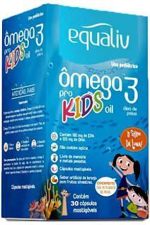 Ômega 3 Infantil Pro Kids - 30 Cápsulas Mastigáveis - Equaliv - Ômega 3 ...