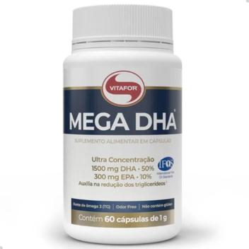 Ômega 3 Mega DHA Ultra Concentrado EPA 60 Capsulas Vitafor - Ômega 3 / Óleo de Peixe - Magazine ...