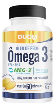 Ômega 3 Óleo De Peixe 100% Puro 60 Cápsulas 500mg Duom - Ômega 3 / Óleo ...