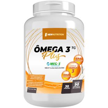 Ômega 3 TG Plus MEG-3 90 Cápsulas NewNutrition - Ômega 3 / Óleo de ...