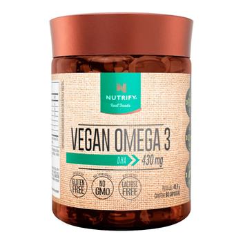Ômega 3 Vegano DHA Nutrify 60 Cápsulas - Ômega 3 / Óleo de Peixe ...