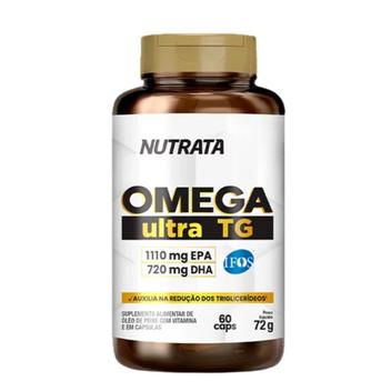 Ômega Ultra TG 60 Cápsulas Nutrata 1110mg EPA 720 DHA - Ômega 3 / Óleo ...