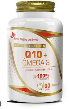 Omega3 Com Coenzimas Q10 100Mg 60 Capsulas - Flora nativa - Coenzima Q10 - Magazine Luiza