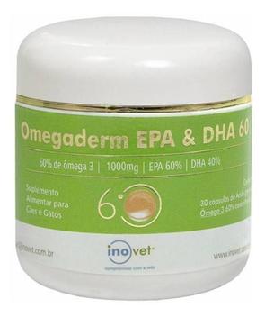 Omegaderm 60 1000Mg 30 Capsulas - Inovet - Suplemento para Pelos e Pele ...