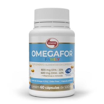 Omegafor Family 60 Cápsulas Vitafor - Ômega 3 / Óleo de Peixe ...