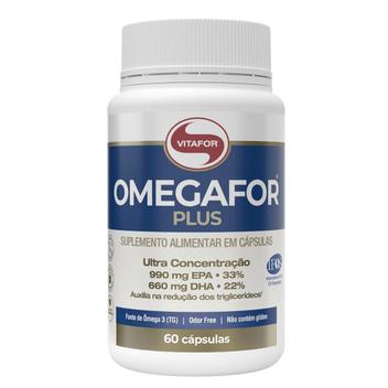Omegafor Plus 60 Capsulas 1000mg Vitafor - Ômega 3 / Óleo de Peixe ...