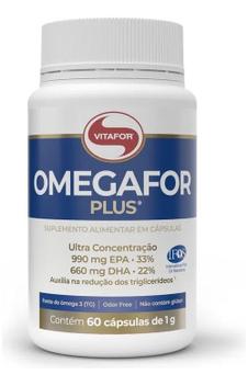 Omegafor Plus Concentrado 60 Capsulas Vitafor Omega 3 - Ômega 3 / Óleo ...
