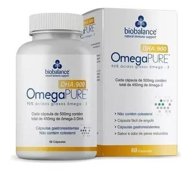 OmegaPURE DHA: 900 500mg 60 cápsulas - Dermapelle - Ômega 3 / Óleo de ...
