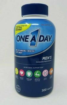 One A Day Mens (homem) Multivitaminico Centrum 300 Tablets - Bayer ...