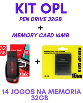 opl memory card e pen drive 32gb - sem marca - Pen Drive - Magazine Luiza