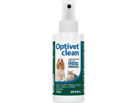Optivet Clean 100ml - Vetnil - Farmácia Pet - Magazine Luiza