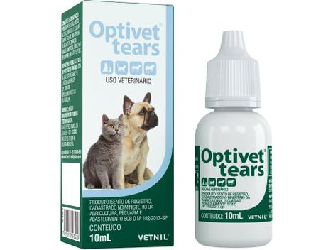 Optivet Tears 10ml - Vetnil - 1 Unidade - Farmácia Pet - Magazine Luiza