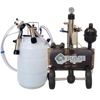 Ordenhadeira In Pulse Móvel Bv 300 litros, motor 1 cv e um conjunto De Ordenha completo ...