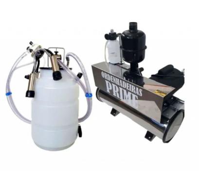 Ordenhadeira inox bv 300, motor 1cv, 1 conjunto de ordenhar - 830101 - PRIME - Produtos para ...
